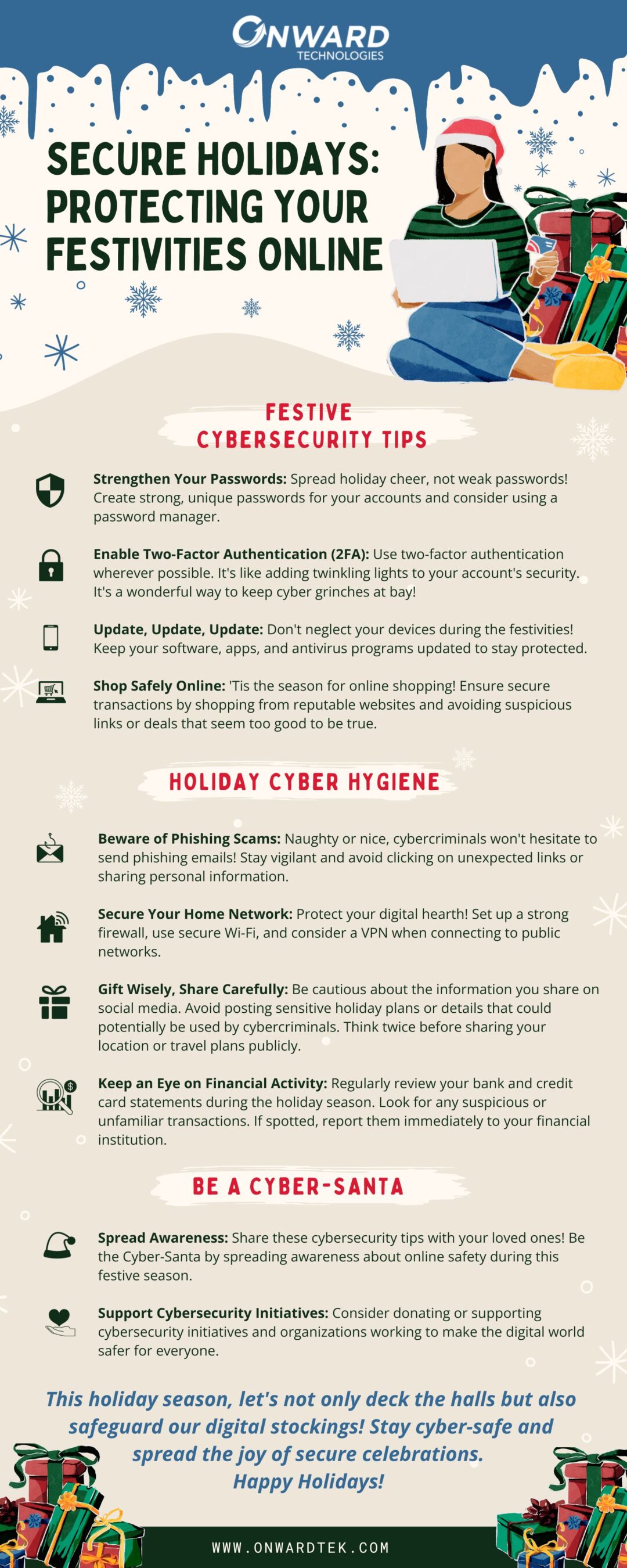 ‘Tis the Season for Cybercriminals | Onward Technologies